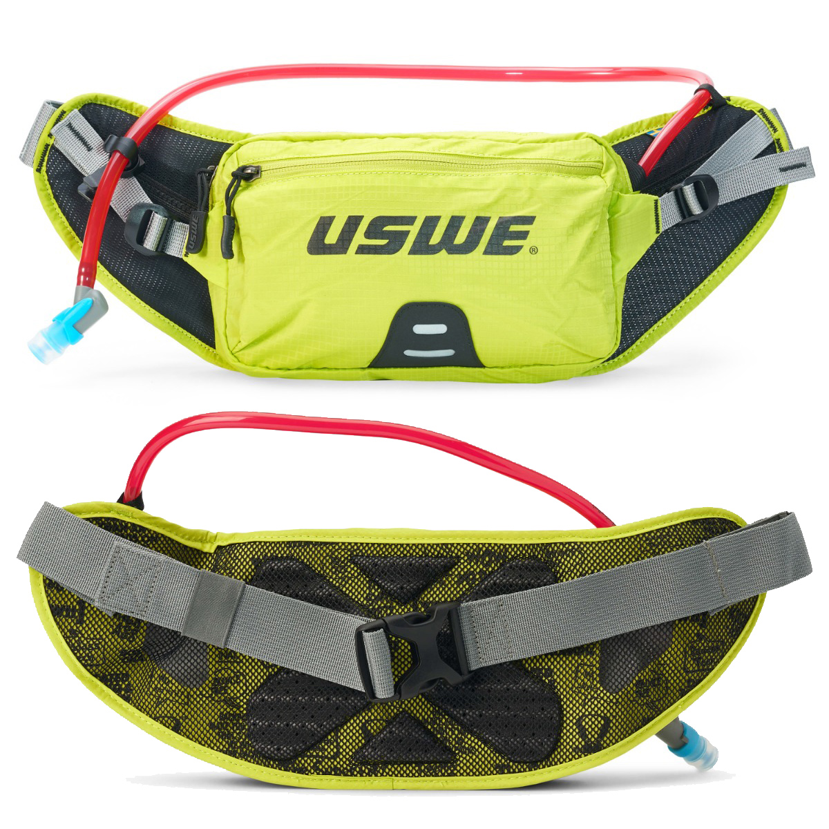 USWE Zulo 2 Plus gul, vätskebälte 2 liter - Letro Sport - Allt för orientering.